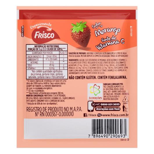 Suco em Pó Refresco Frisco Morango Sachê 25G - Sonda Supermercado Delivery