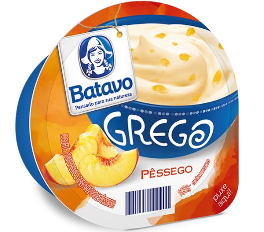 Iogurte Grego Batavo Pêssego 100g - Sonda Supermercado Delivery
