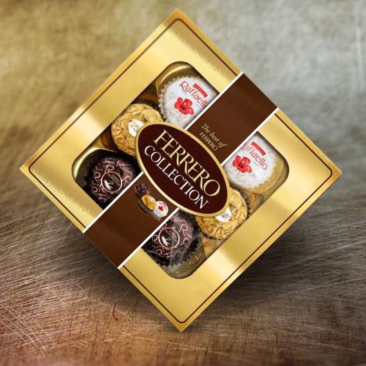 Ferrero Collection com 7 unidades Ferrero Rocher Raffaello e Ferrero ...