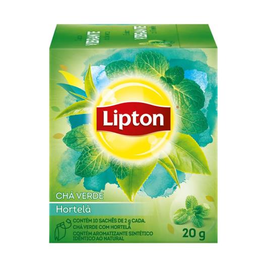 Chá verde Lipton hortelã 20g - Sonda Supermercado Delivery