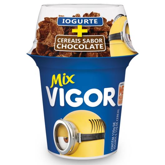 Iogurte mix tradicional + sucrilhos sabor chocolate Vigor 165g - Sonda ...