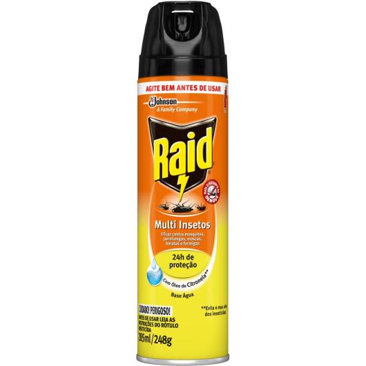 Inseticida Raid Multi-insetos Spray Citronela 285ml - Sonda ...