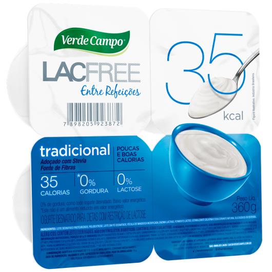 Iogurte tradicional Lacfree Verde Campo 360g - Sonda Supermercado Delivery