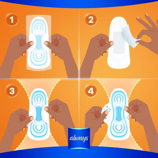 Absorvente Always Super Proteção Suave com abas 16 Unidades - Sonda ...