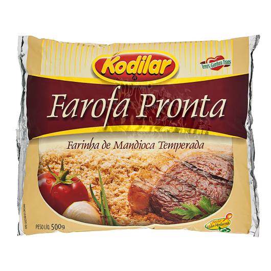 Farofa tradiconal pronta Kodilar 500g - Sonda Supermercado Delivery