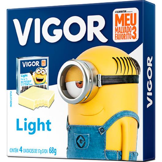 Queijo processado minions light vigor 68g 4un - Sonda Supermercado Delivery
