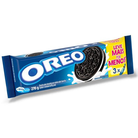 Biscoito Recheado Oreo Original Embalagem Econômica Multipack 270g ...