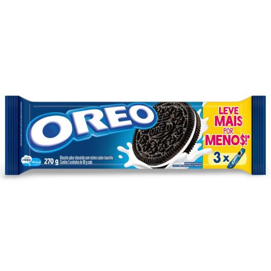 Biscoito Recheado Oreo Original Embalagem Econômica Multipack 270g ...