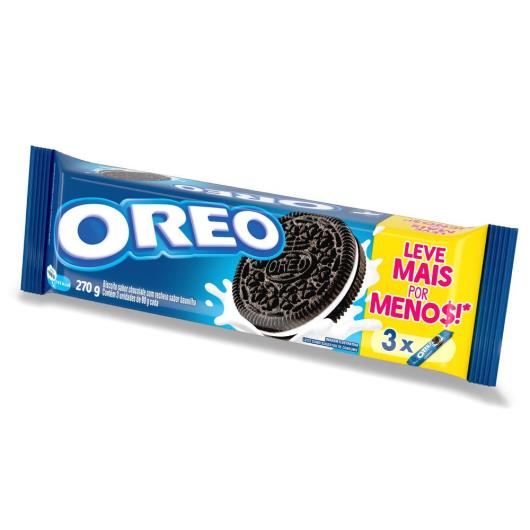 Biscoito Recheado Oreo Original Embalagem Econômica Multipack 270g ...