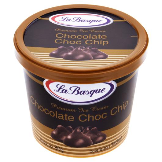 Sorvete chocolate choc chip La Basque 80g - Sonda Supermercado Delivery
