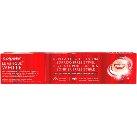 Creme Dental Luminous White Brilliant Colgate 140g - Sonda Supermercado ...