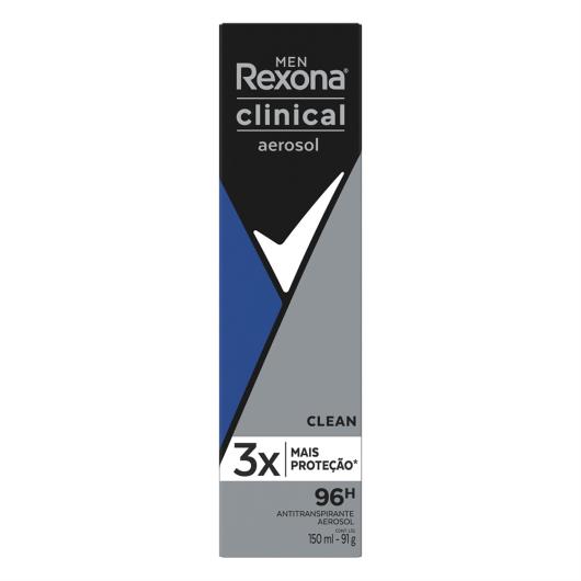 Antitranspirante Aerosol Rexona Clinical Clean 150ml - Sonda ...