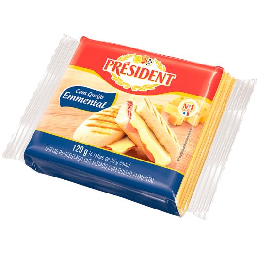 Queijo emmental processado Président 120g - Sonda Supermercado Delivery