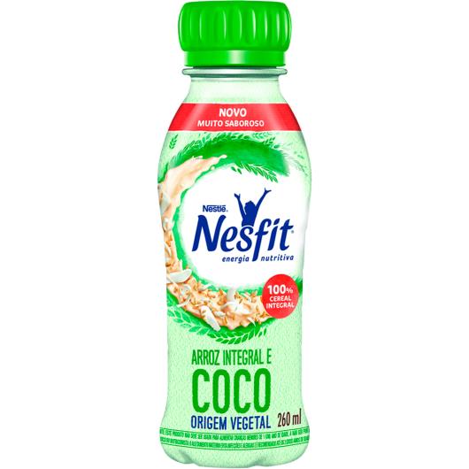 Alimento vegetal Nesfit arroz integral e coco 260ml - Sonda ...