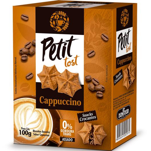 Snacks Crocante Petit Tost Cappuccino 100g - Sonda Supermercado Delivery