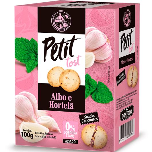 Snacks Crocante Petit Tost Alho E Hortelã 100g - Sonda Supermercado ...