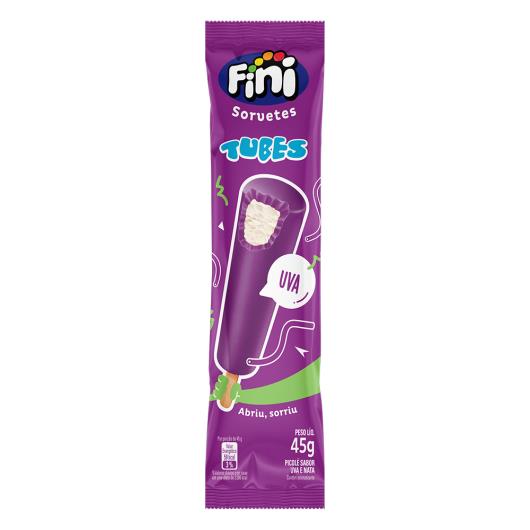 Picolé Uva Fini Tubes Pacote 45g - Sonda Supermercado Delivery