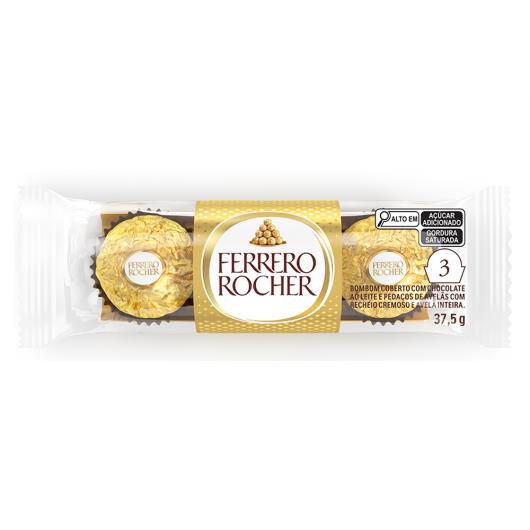 Ferrero Rocher com 3 bombons 37,5g - Sonda Supermercado Delivery
