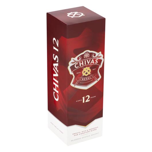 Whisky Chivas Regal 12 anos Escocês 1 litro - Sonda Supermercado Delivery